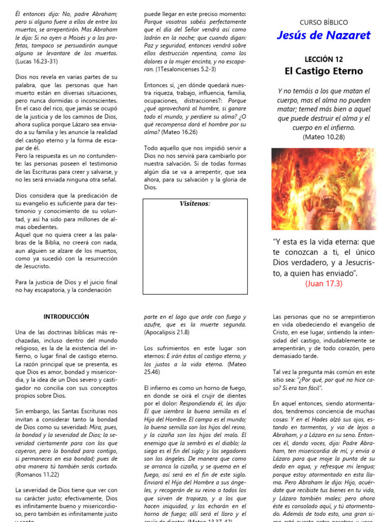 12 El Castigo Eterno | PDF | Salvación | Vida eterna (cristianismo)