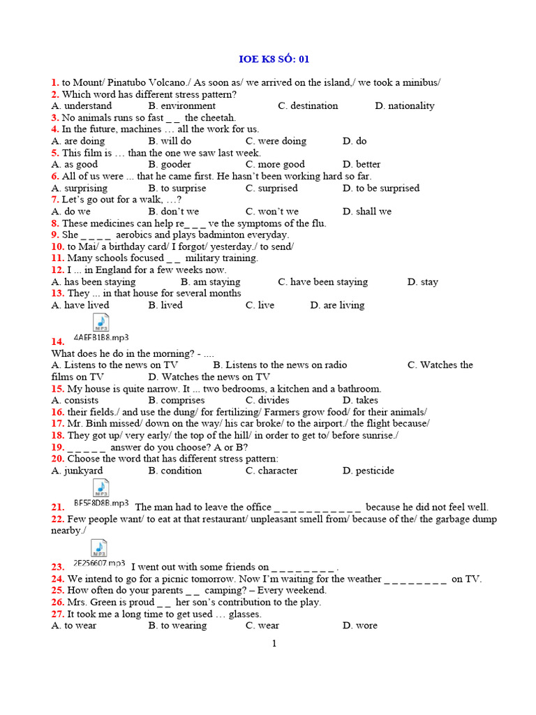 50 de Ioe K8 2022-2023 | PDF