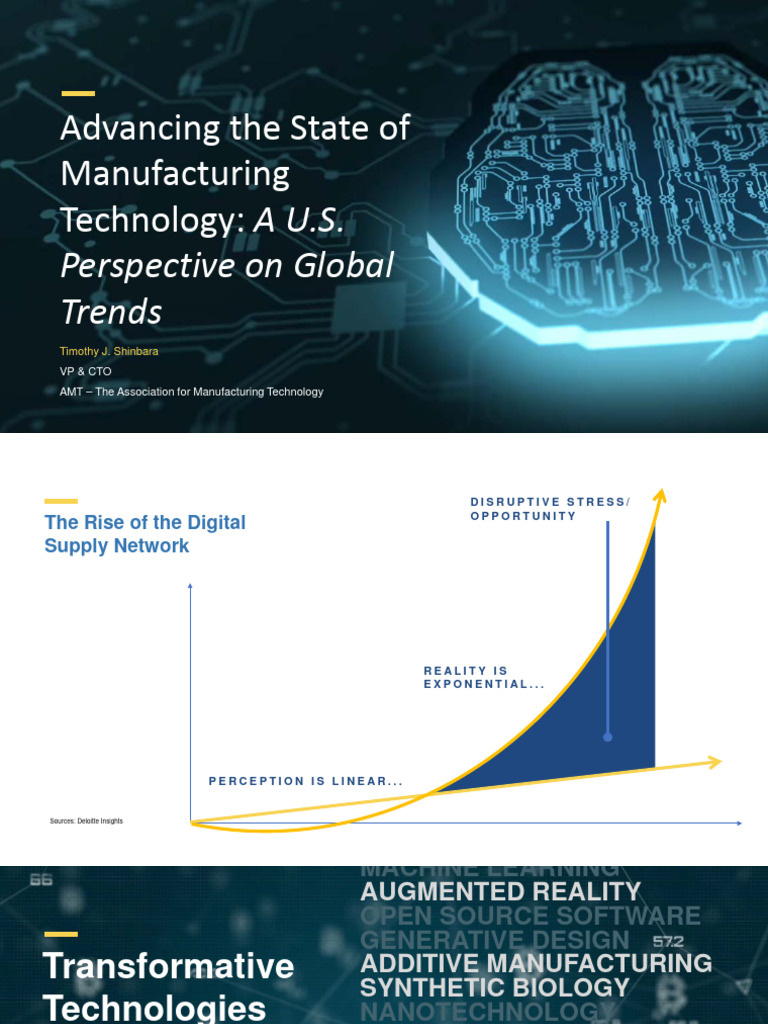 Advancing The State of Manufacturing Technology | PDF | Artificial Intelligence | Intelligence ...