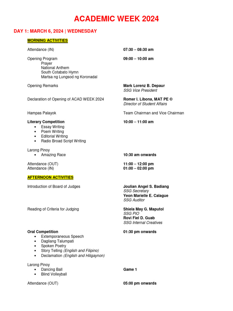 Academic-Week-2024-Programme | PDF