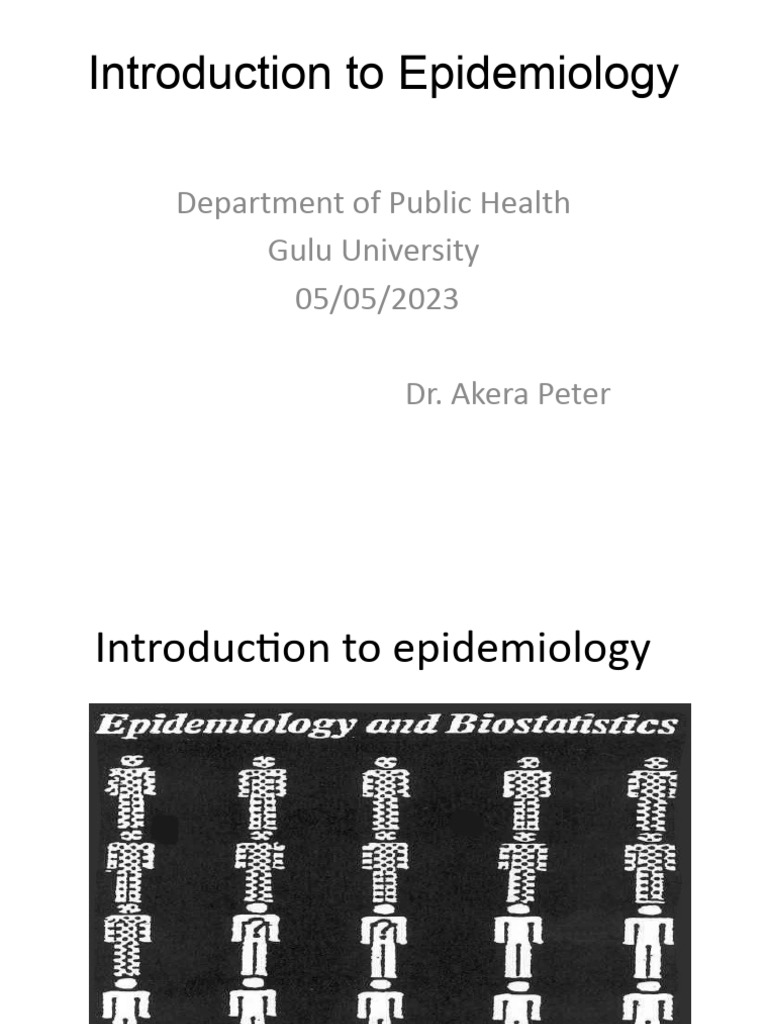 1 - Introduction To Epidemiology | PDF | Epidemiology | Public Health