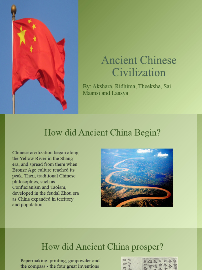 Overview of Ancient Chinese Civilization | PDF | History Of China | Laozi