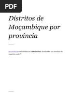 Distritos de Moçambique Por Província - Wikipédia, A Enciclopédia Livre ...