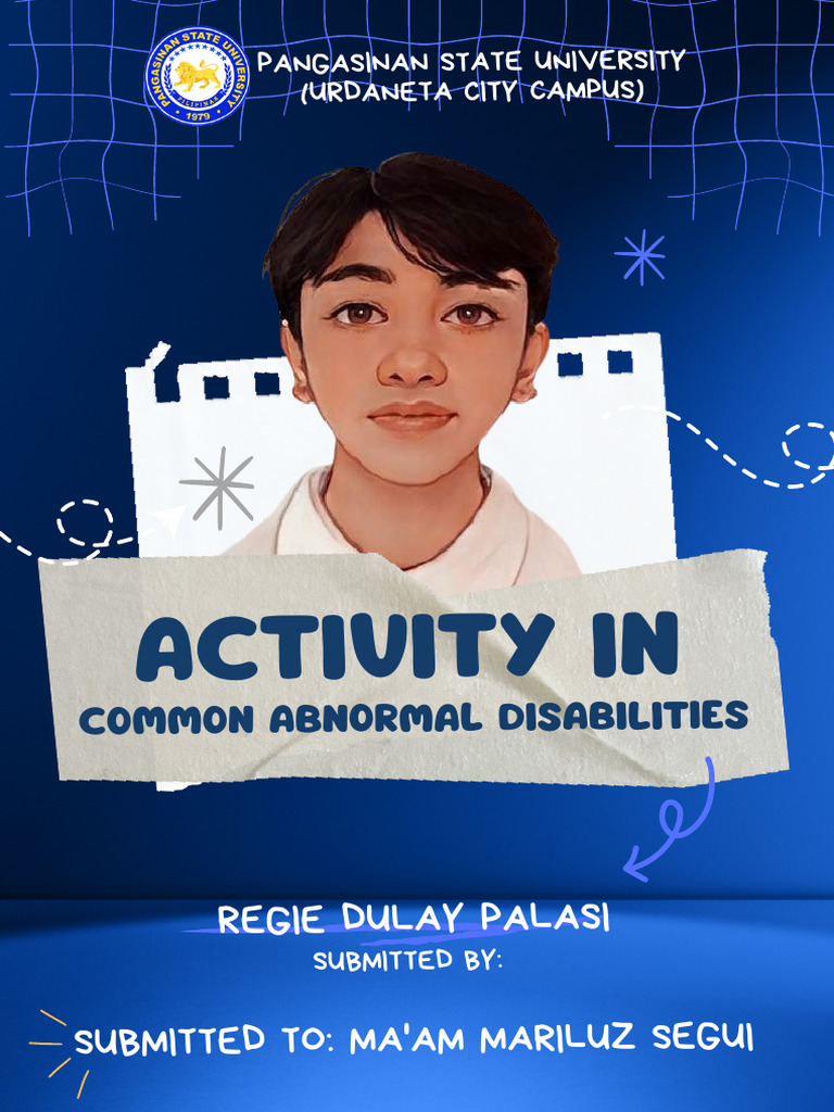Palasi Regie D-Bsed Fil 1a-Common Abnormal Disabilities | PDF | Attention Deficit Hyperactivity ...