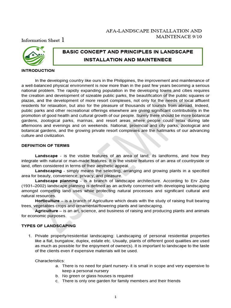 Information Sheet 1 | Download Free PDF | Plants | Forestry