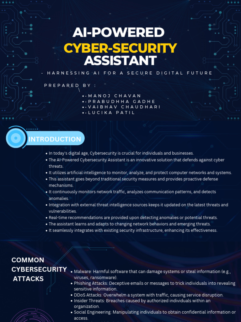 AI Cybersecurity Assistant Guide | PDF | Security | Computer Security