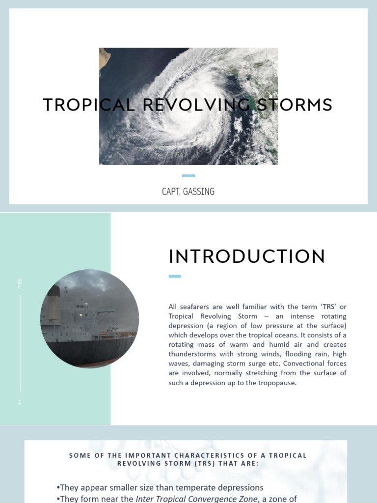 Tropical Revolving Storms | PDF | Cloud | Tropical Cyclones
