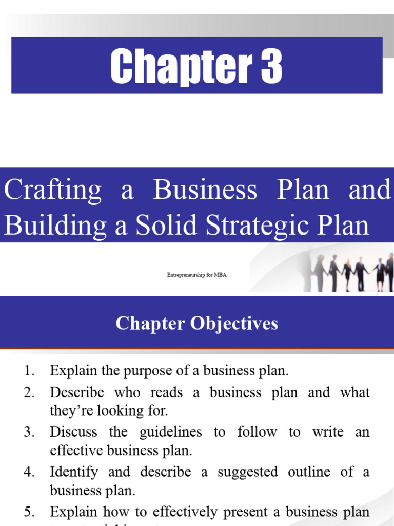 MBA EE-Chap-3 | PDF | Business Plan | Entrepreneurship