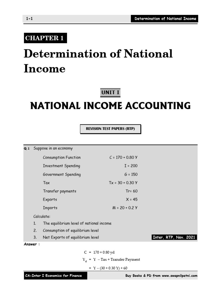 CA-Inter I Economics For Finance | PDF | Gross Domestic Product ... CA-Inter I Economics For Finance | PDF | Gross Domestic Product ...