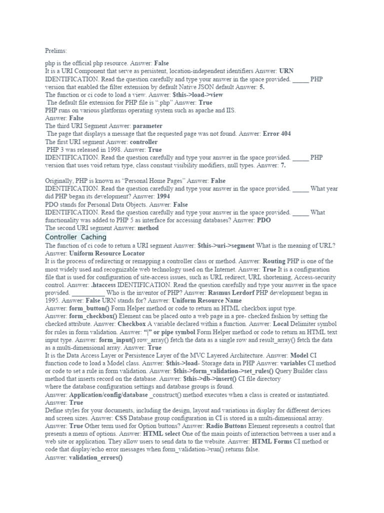 Prelims APPDEV | PDF | Php | Uniform Resource Identifier