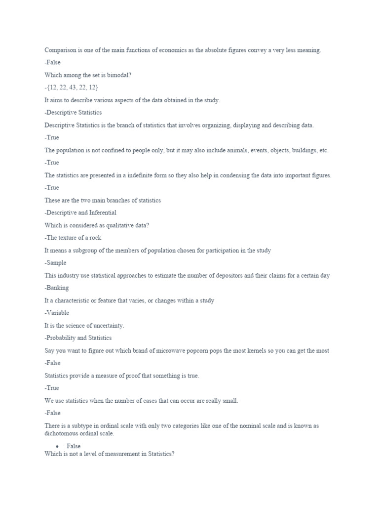 Comparison Is One of The Main Functions of Economics As The Absolute ...