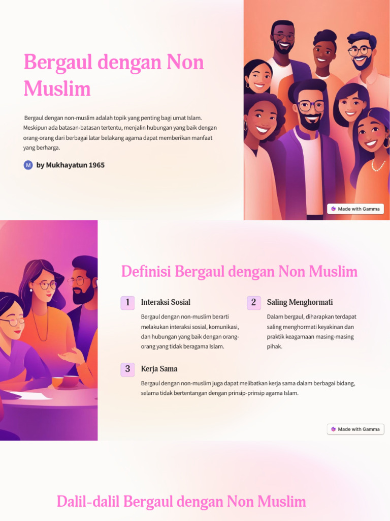 Tata Cara Bergaul Dengan Non-Muslim | PDF