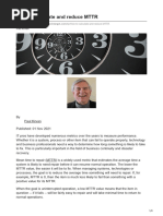 MTTR MTBF Calculation PDF | PDF | Systems Engineering | Computing And Information Technology