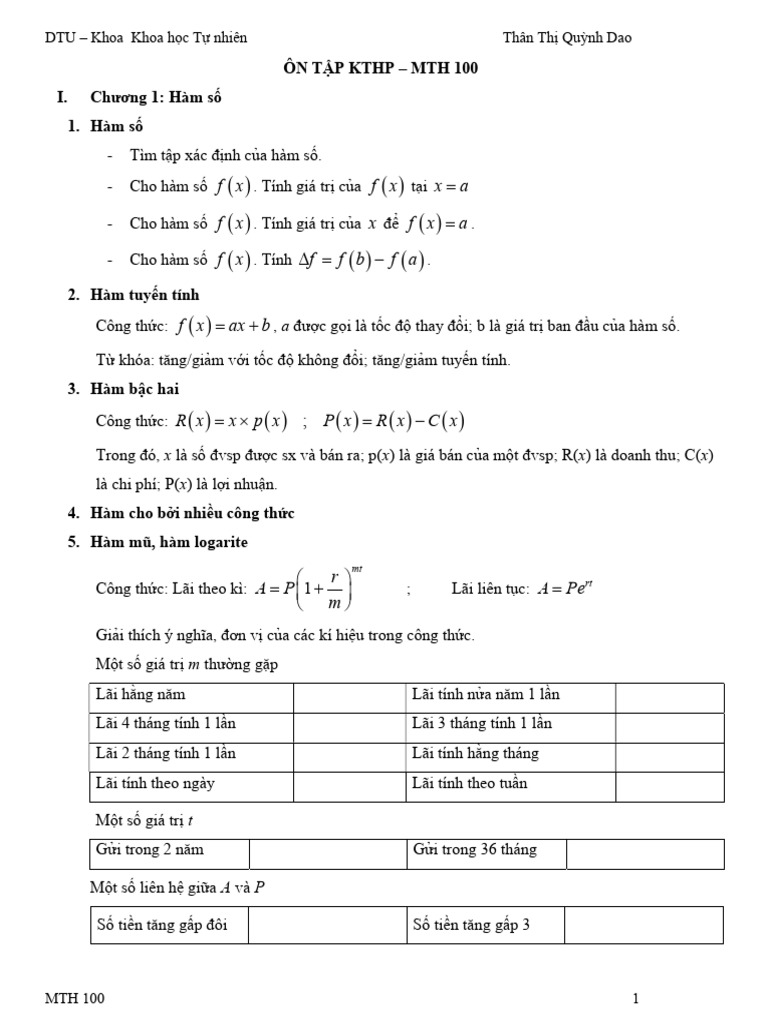 Ôn tập C - KTHP - Lý thuyết | PDF