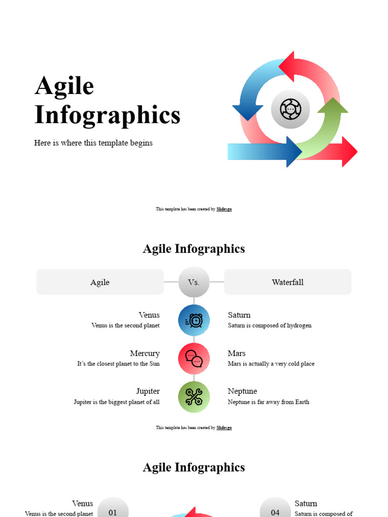 Agile Infographics Template Guide | PDF | Planets | Planets In Astrology