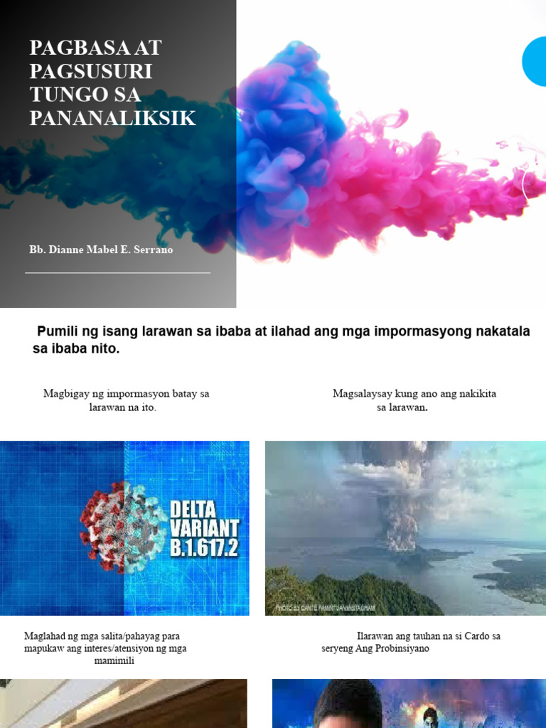 Pagbasa at Pagsusuri Week 3 | PDF