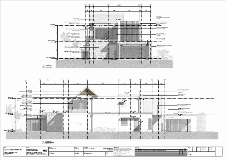 01 300 00 - Elevation 1 & 2 - Rev C1 | PDF | Roof | Queensland Heritage Register