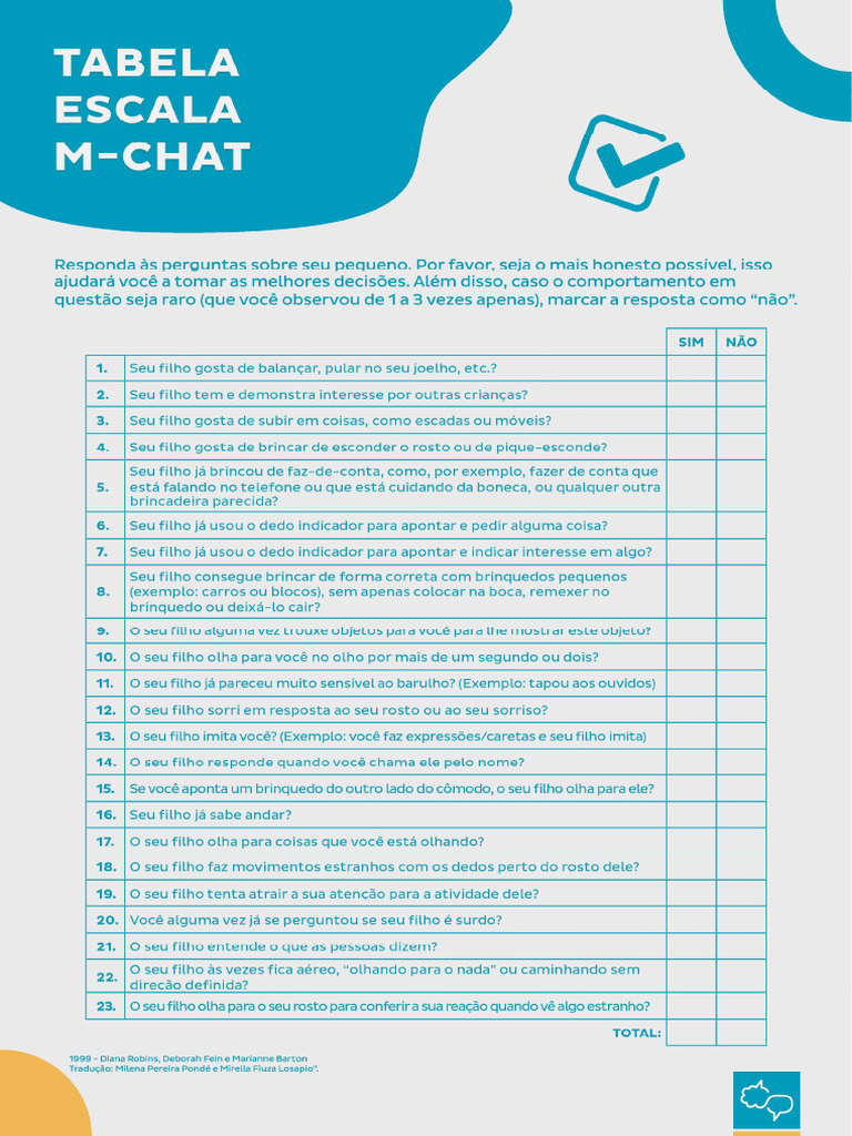 M-Chat para Pais | PDF