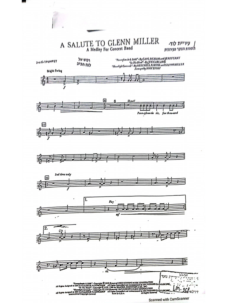 A Salute To Glenn Miller Trumpet 2 | PDF