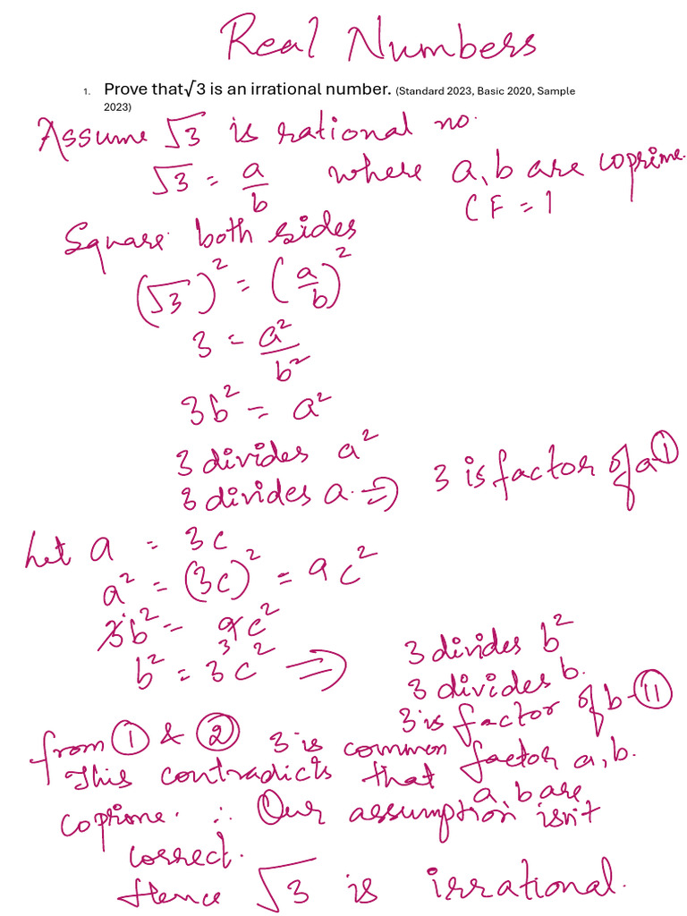 Real Numbers 2 | PDF | Teaching Methods & Materials
