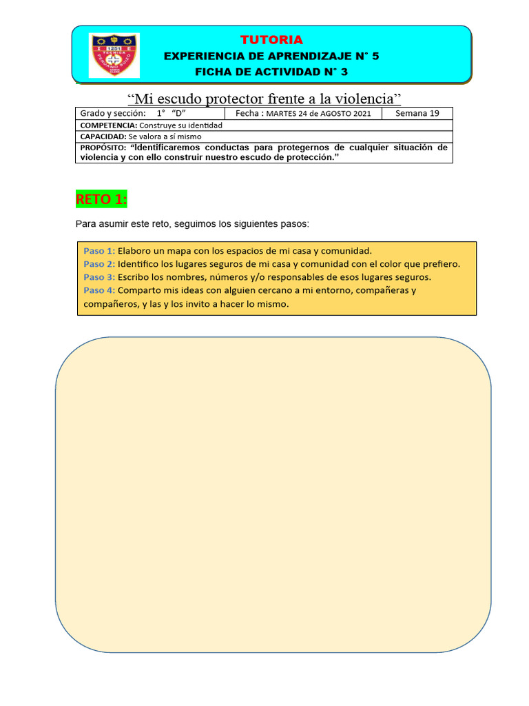 Tutoria Exp.5 Ficha de Act. 3 | PDF