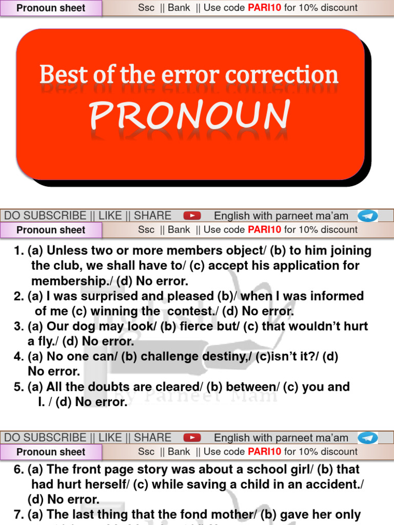 Pronoun Sheet 1662820156254 | PDF | Technology & Engineering