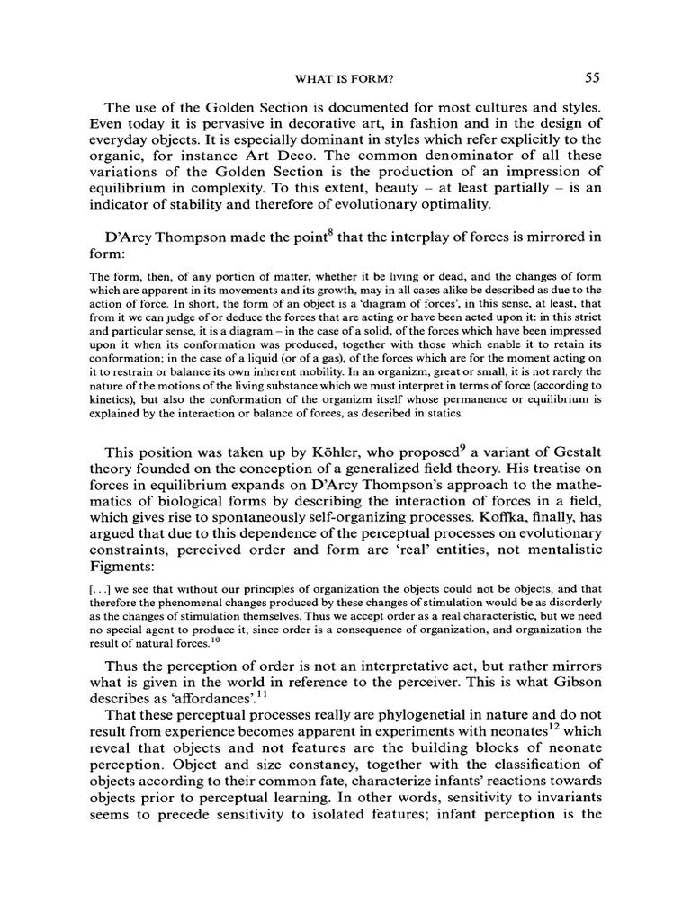 Albertazzi shape forms gestalt | Download Free PDF | Perception | Force