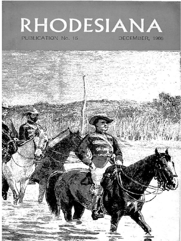 Rhodesiana - Volume15 | PDF | History