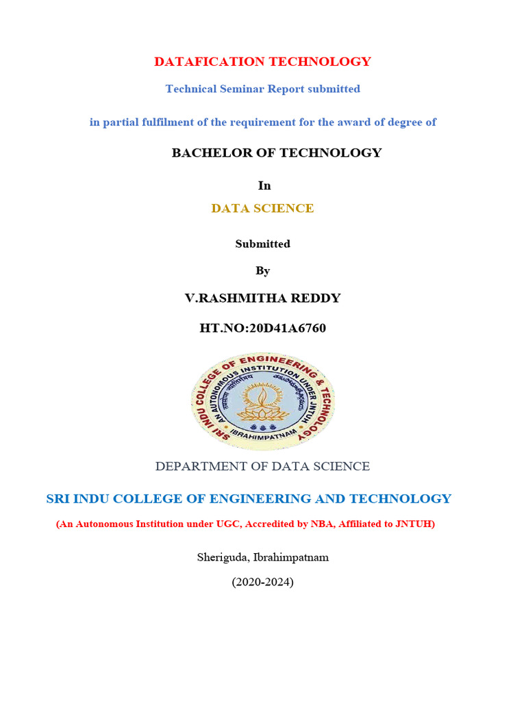 Datafication Technology (3) | Download Free PDF | Data | Information