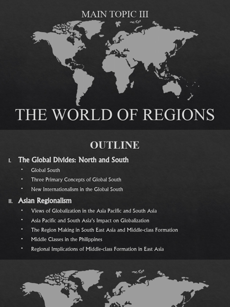 3. The World of Regions | PDF | Asia | Globalization