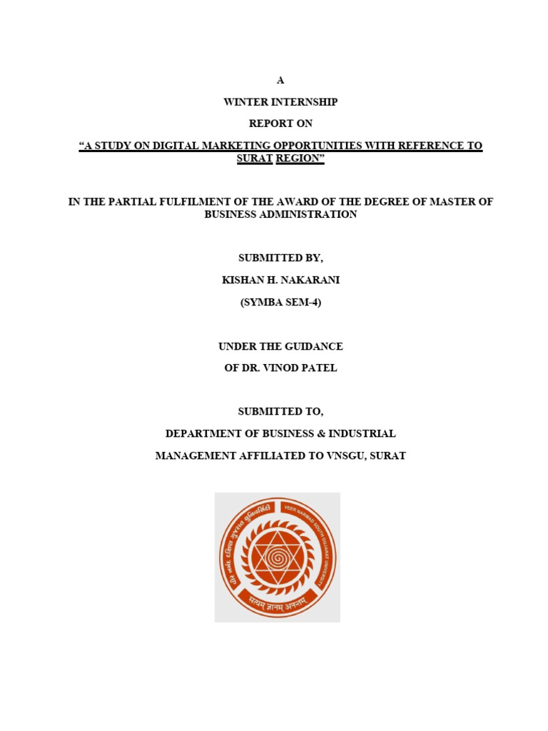 Digital Marketing Report | PDF | Search Engine Marketing | Digital ...