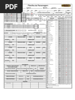 Ficha D&D 3 (Ficha Monge) | PDF