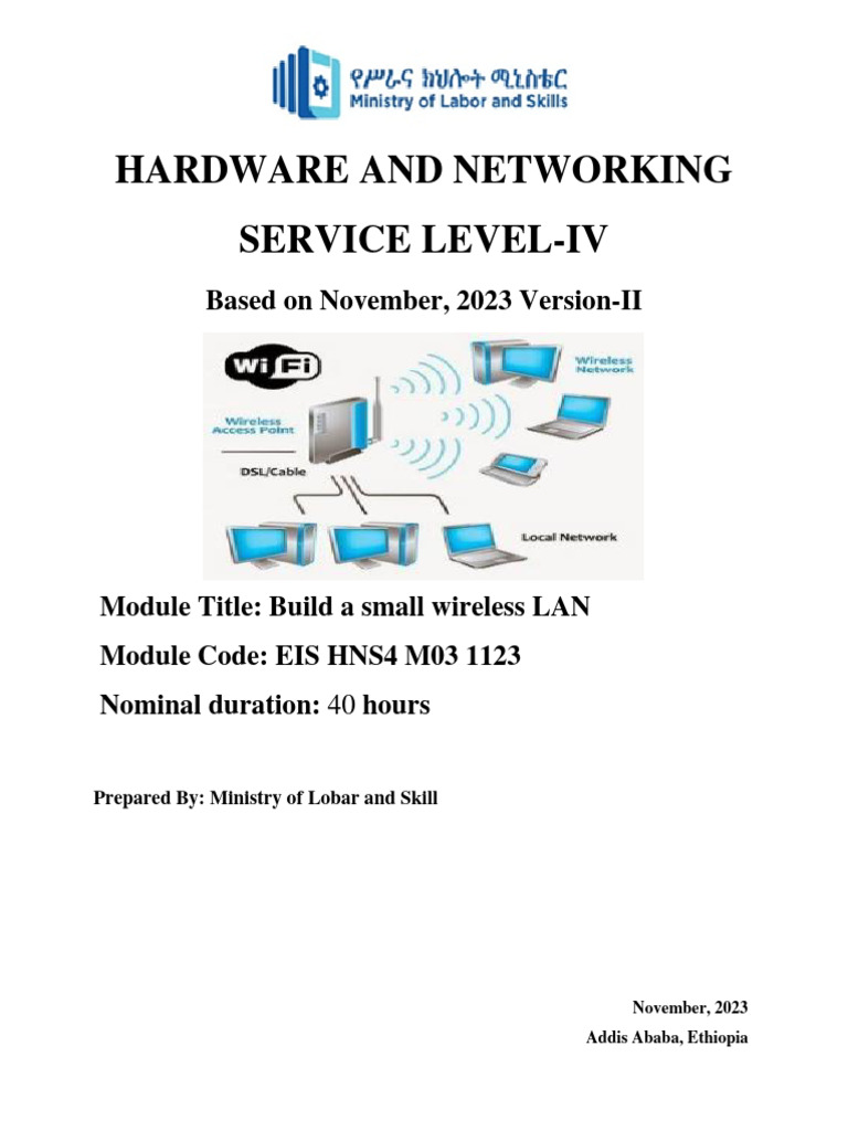 M03 - Build A Small Wireless LAN | PDF | Wireless Access Point ...