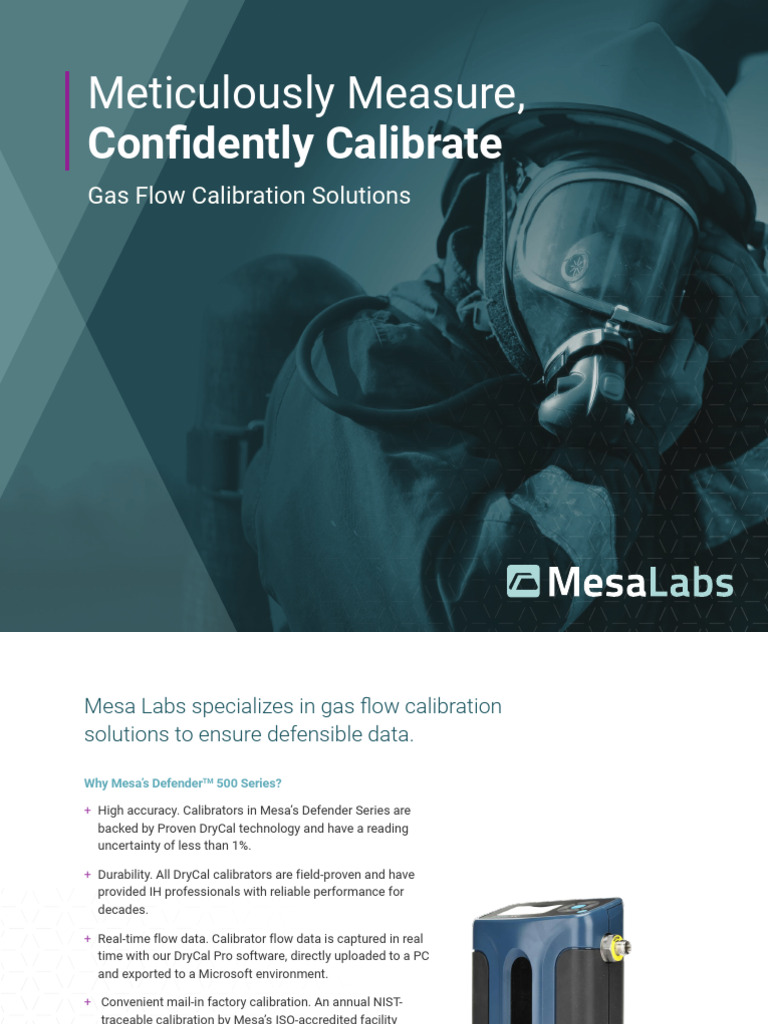 Brochures Instruments Defender | PDF | Calibration