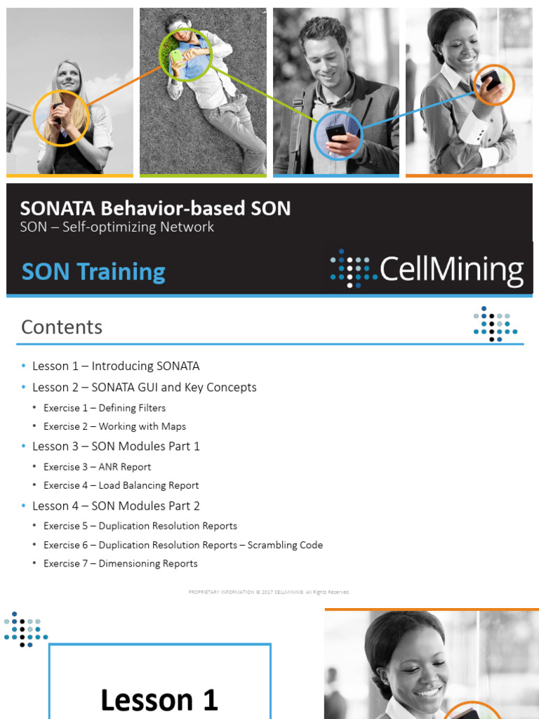CellMining SON Training | Download Free PDF | Load Balancing (Computing) | Computer Network