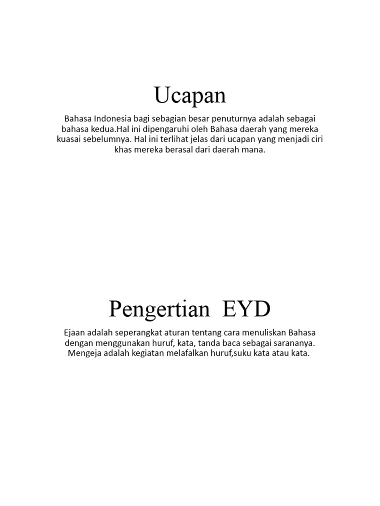 EYD Power Point | PDF