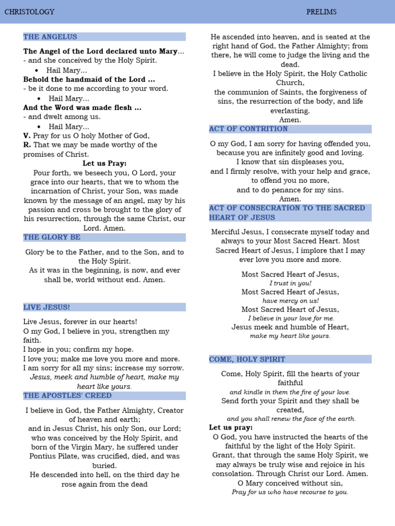 Christology Prelims Pdf Jesus Abraham