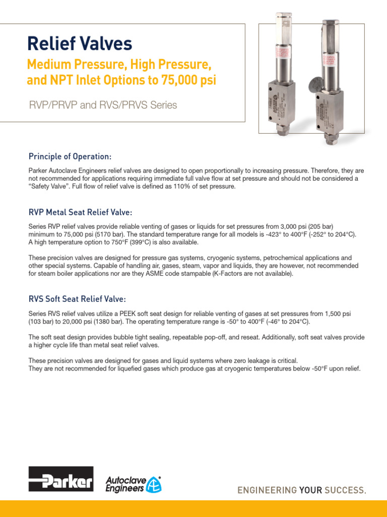 RVP-RVS | PDF | Valve | Machines