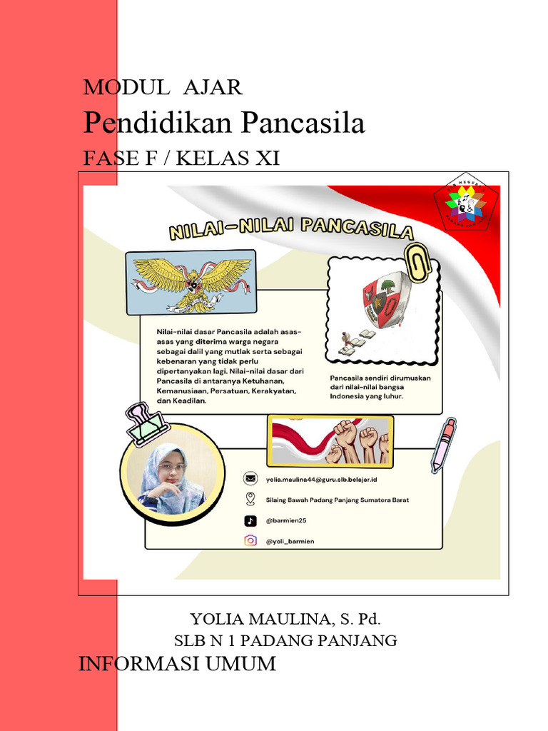 MODUL AJAR PKN FASE F | PDF | Karier & Perkembangan