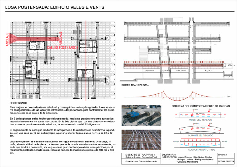 Lamina 3 Losa Postensada | PDF