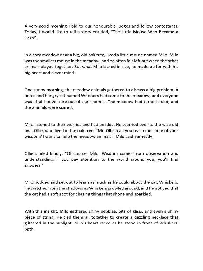 Short Story Text | PDF