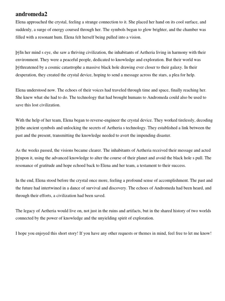 Andromeda 2 | PDF | Young Adult