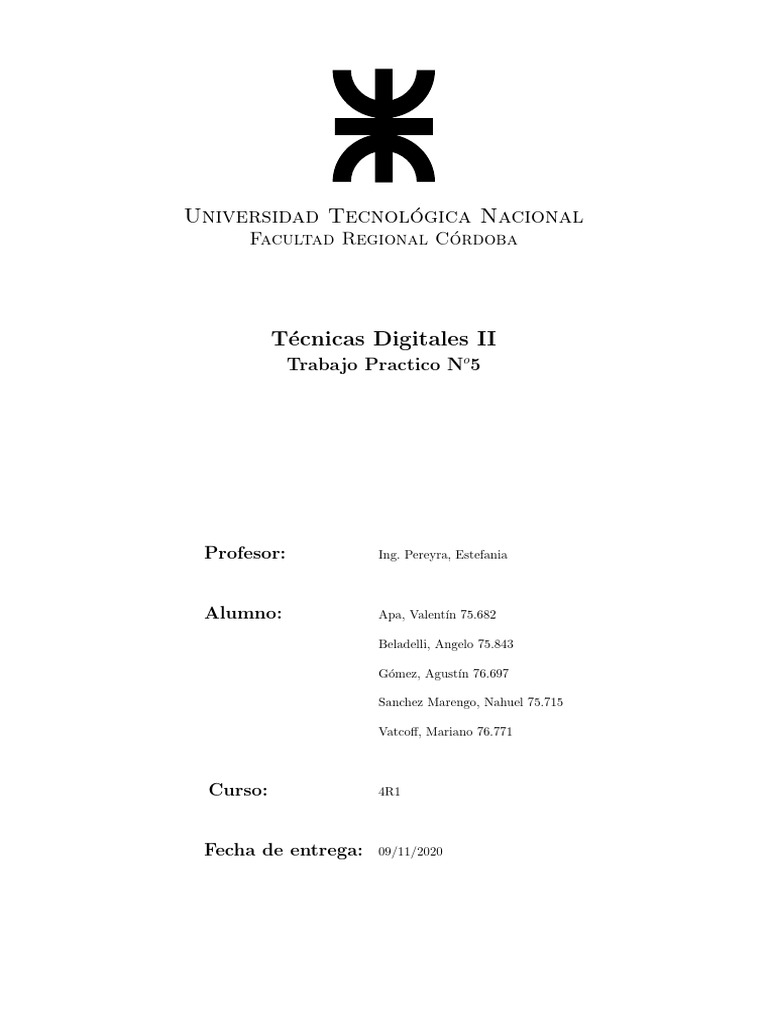 TP Final | PDF | Cadena (informática) | Programación de computadoras
