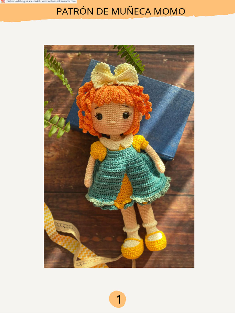 Momo Doll Pattern - En.es | PDF | Textiles