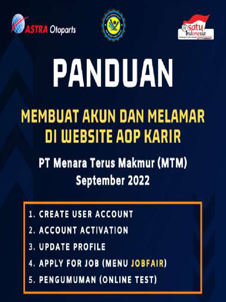 Pt. Aop Buat Akun Aop | PDF