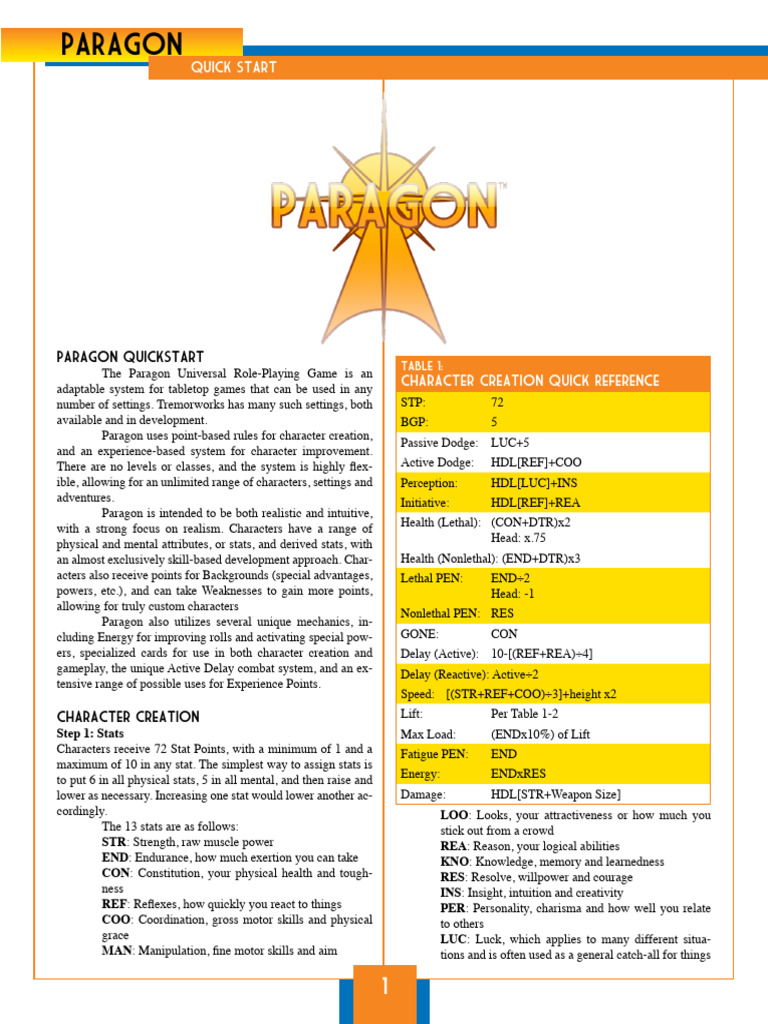 Paragon_HDL_Second_Edition_Quick-Start_Guide | PDF