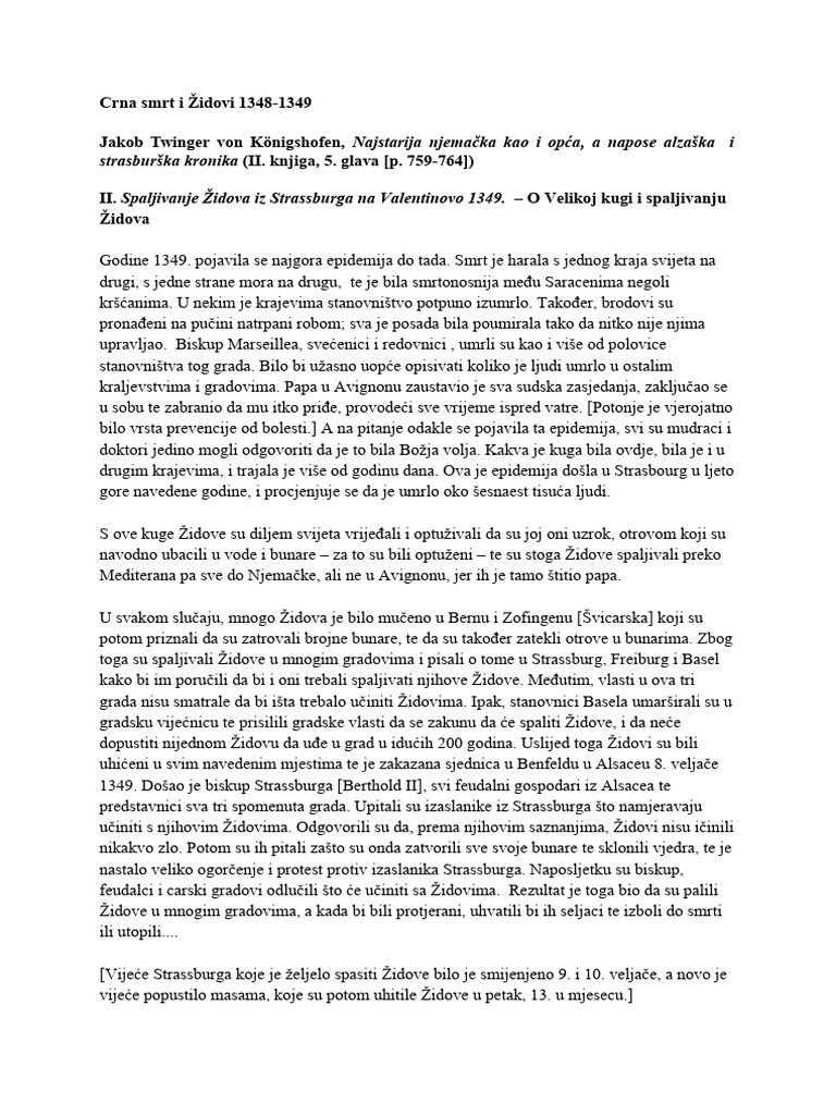 21 Crna SMRT I Zidovi | PDF