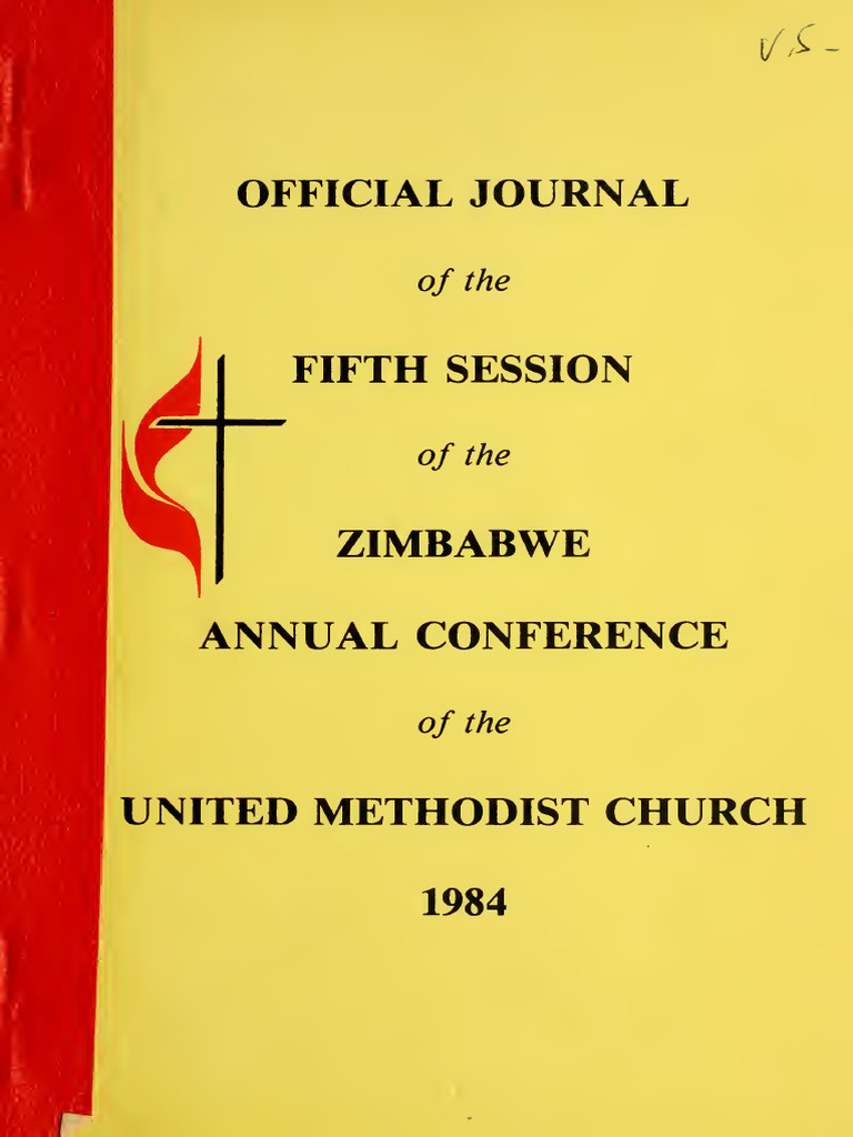 UMC Zimbabwe Annual Conference 1984 | PDF | Zimbabwe | United Methodist ...