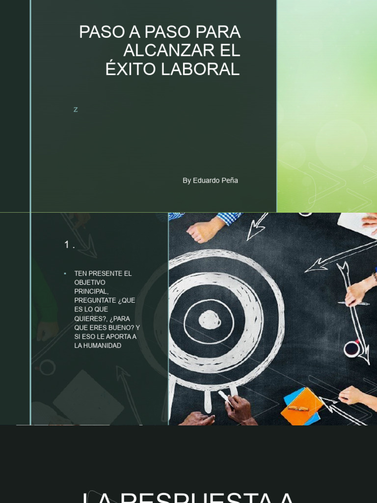 Paso A Paso para Alcanzar El Éxito Laboral | PDF | Cuidado de la salud ...
