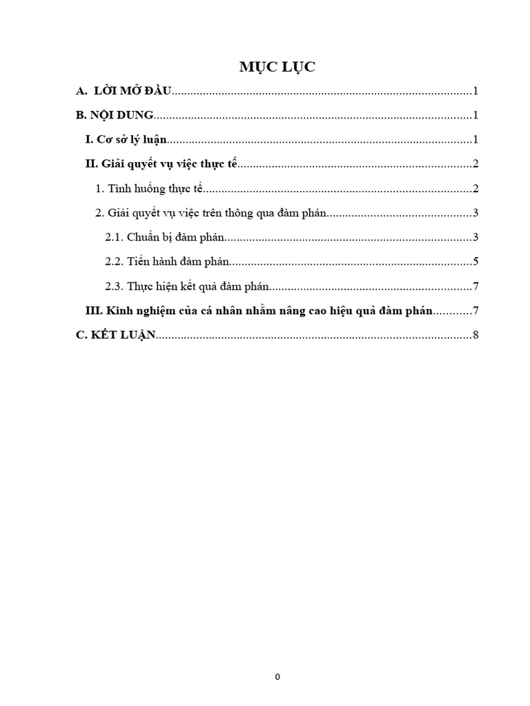 BTL KN Đàm Phán 1 | PDF